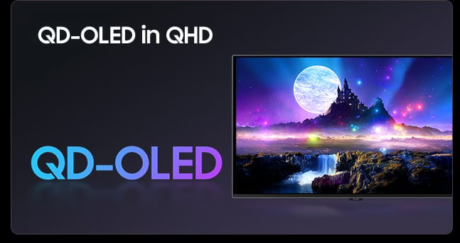 SAMSUNG 27" Odyssey QD-OLED G6 (G60SF) Gaming Monitor QHD Max 500Hz 0.03ms FreeSync Premium & G ...